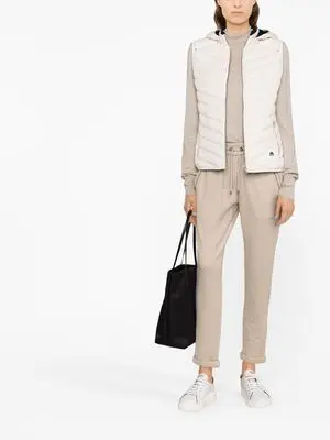 Brunello Cucinelli Cotton And Silk Blend Trousers