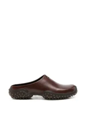 Miu Miu Leather Slippers