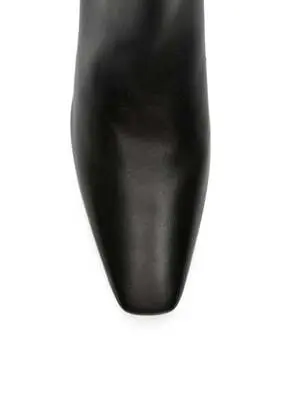 TOTEME Leather Heel Ankle Boots