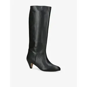 ANONYMOUS COPENHAGEN Jasmina Leather Heeled Knee-high Boots
