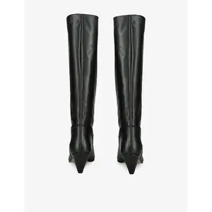 ANONYMOUS COPENHAGEN Jasmina Leather Heeled Knee-high Boots