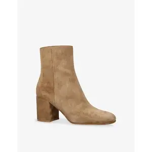 GIANVITO ROSSI Joelle 70 Suede Ankle Boots