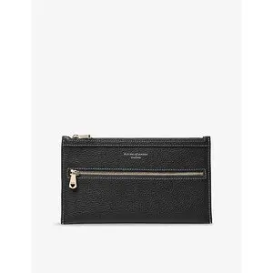 ASPINAL OF LONDON Hudson Leather Travel Pouch Black