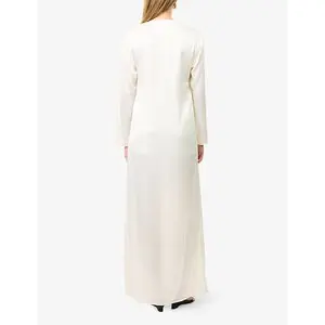 HYPHEN Kenny Maxi-length Satin Top