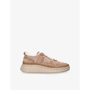 Chloé Nama Runner Platform Leather Trainers