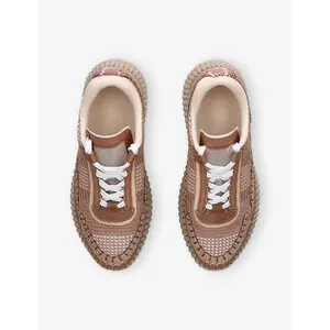 Chloé Nama Runner Platform Leather Trainers