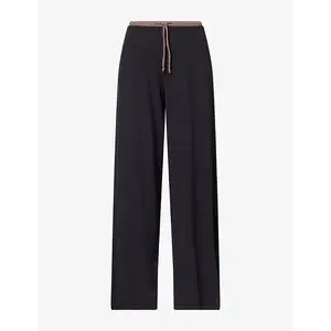 TALA 365 Sculpt Drawstring Knitted Trousers M Black