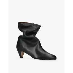 ANONYMOUS COPENHAGEN Vully Leather Heeled Ankle Boots