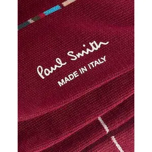 Paul Smith Signature Check Cotton-blend Socks