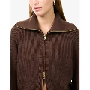 Varley Enrico Zip-up Knitted Cardigan