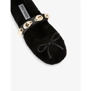 Steve Madden Toasted Faux-fur Ballet Flats