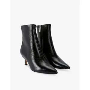 Steve Madden Lulah Leather Heeled Ankle Boots