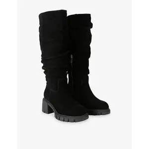 Carvela Ignite Suede Heeled Knee-high Boots