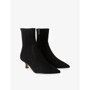 Steve Madden Checklist Faux-suede Heeled Ankle Boots