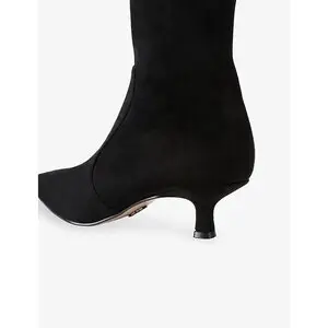 Steve Madden Checklist Faux-suede Heeled Ankle Boots