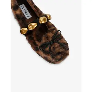 Steve Madden Toasted Faux-fur Ballet Flats