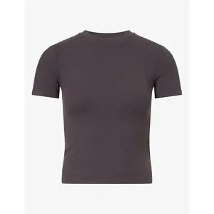 TALA 365 Stretch-rib Round-neck Jersey T-shirt - Espresso