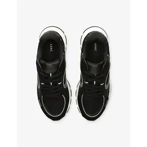 ARNE Circuit Mesh And Leather Trainers