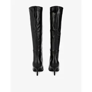 Steve Madden Lavan Leather Heeled Knee-high Boots