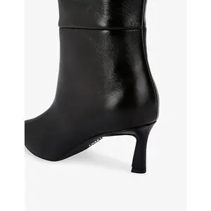 Steve Madden Lavan Leather Heeled Knee-high Boots