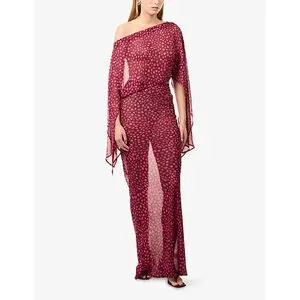 HYPHEN Liana Cropped Sheer Top