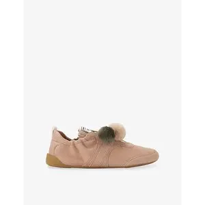 Chloé Kick Suede Ballet Flats - Blush