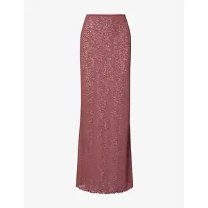 HYPHEN Kenny Knitted Maxi Skirt