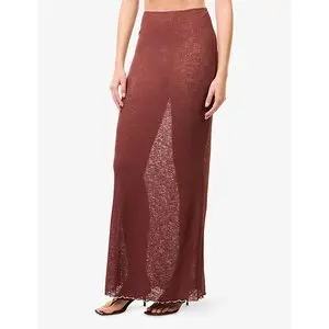 HYPHEN Kenny Knitted Maxi Skirt