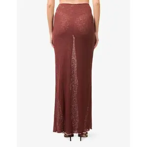 HYPHEN Kenny Knitted Maxi Skirt