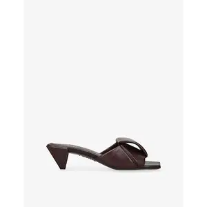 Loewe Origami Slide 45 Leather Mules