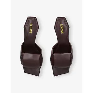 Loewe Origami Slide 45 Leather Mules