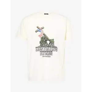 WILLY CHAVARRIA Keep Praying Graphic Cotton-jersey T-shirt
