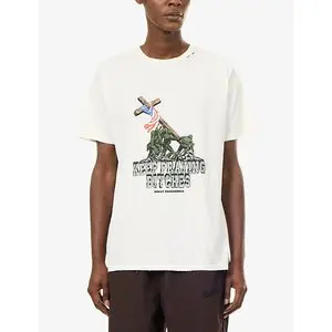 WILLY CHAVARRIA Keep Praying Graphic Cotton-jersey T-shirt