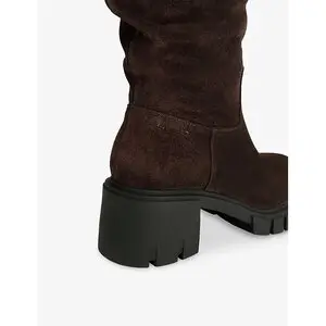Carvela Ignite Suede Heeled Knee-high Boots