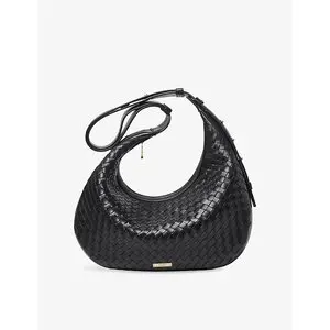 ASPINAL OF LONDON Soho Large Crescent Leather Shoulder Bag