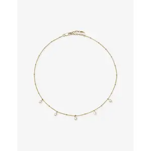 MISSOMA Pearl Baya Baroque 18ct Vermeil Chain Choker - Gold