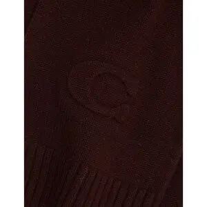 COACH Logo-embossed Wool-blend Scarf