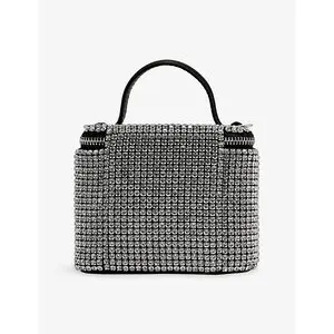 REISS Nova Mini Crystal-embellished Cross-body Bag