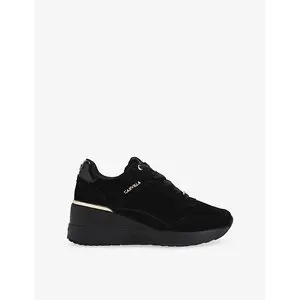 Carvela Divina Velvet Trainers - Black