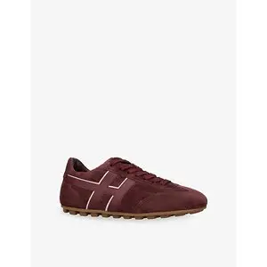 Hogan Allacciato Suede And Leather Trainers