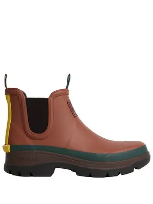 Barbour Russet Rubber Chelsea Ankle Boots