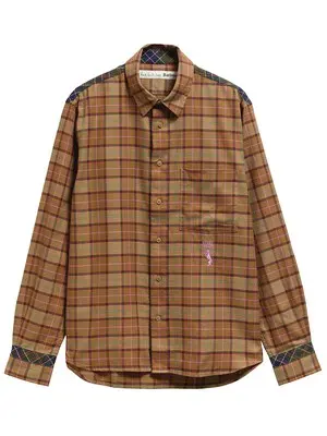 Barbour Long-sleeved Shirt In Muted Tartan