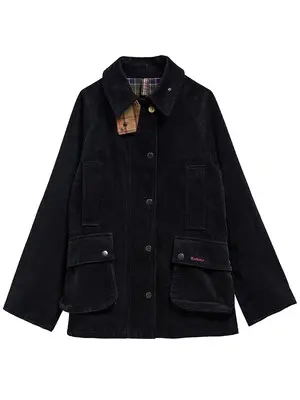 Barbour Beaufort Corduroy Jacket With Tartan Collar