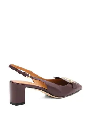 TOD'S Leather Slingback Pumps - Multicolor