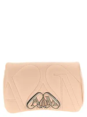 Alexander McQueen The Mini Seal' Crossbody Bag - Cream