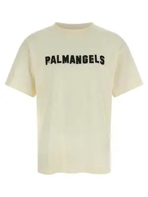 Palm Angels Logo Print T-shirt - White