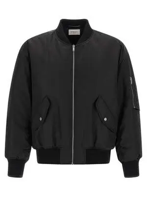 Saint Laurent Serge Bomber Jacket - Black