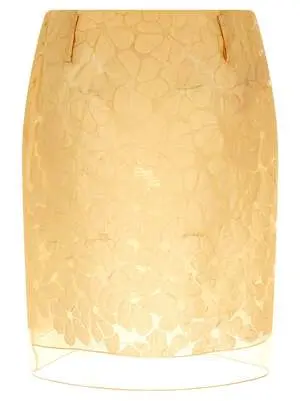 Marni Straight Skirt With Floral Pattern