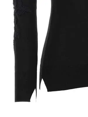 ERMANO SCERVINO Ermanno Scervino High Neck With Lace Inserts