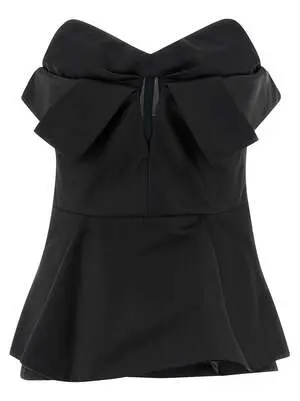 Alexander McQueen Bustier Top - Black